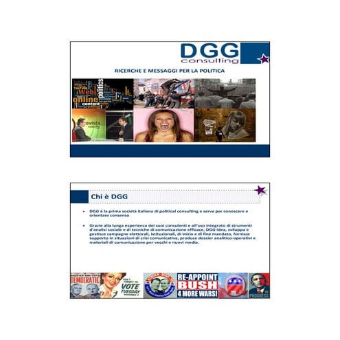 Presentazione DGG political consulting 2010 | PDF