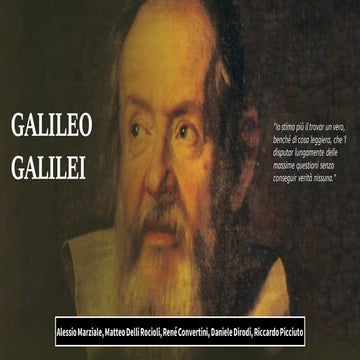 Galileo galilei power point | PPTX