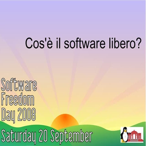 Cos'è il software libero | ODP