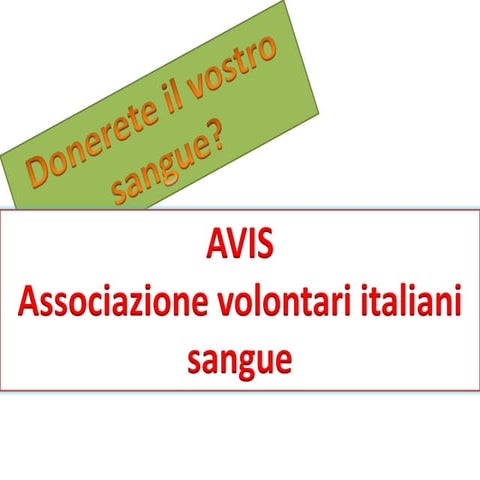 Presentazione avis | PPTX