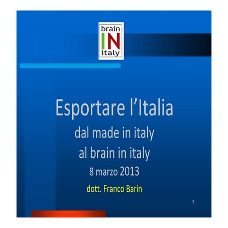Made in Italy | PPT