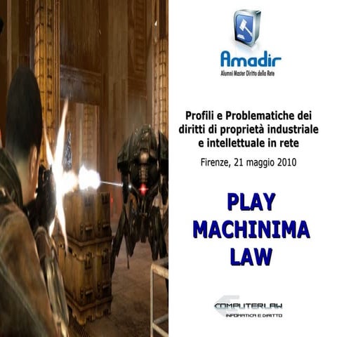 Play Machinima Law | PDF | Video Gaming