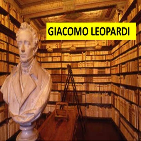 Presentazione giacomo leopardi | PPTX