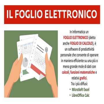 Presentazione di Excel | PPTX