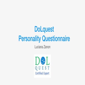 DoLquest Personality Questionnaire | PDF