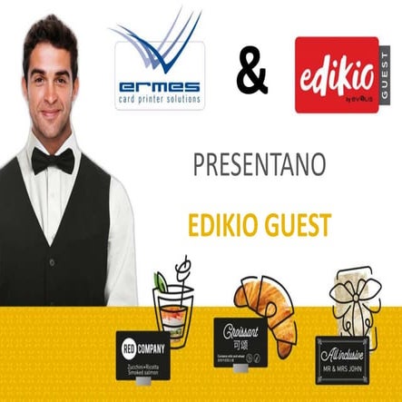 Edikio Guest, la soluzione per i cartellini dei vostri buffet! | PPT