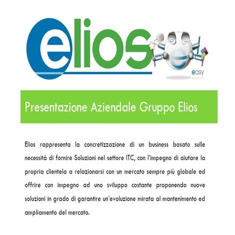 Presentazione Elios | PDF