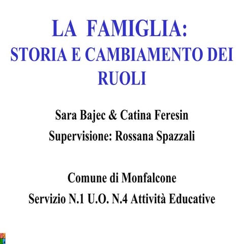 Presentazione famiglia | PPT