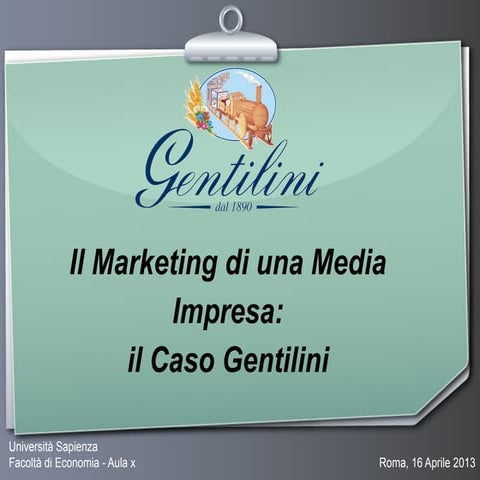 Presentazione Gentilini | PDF