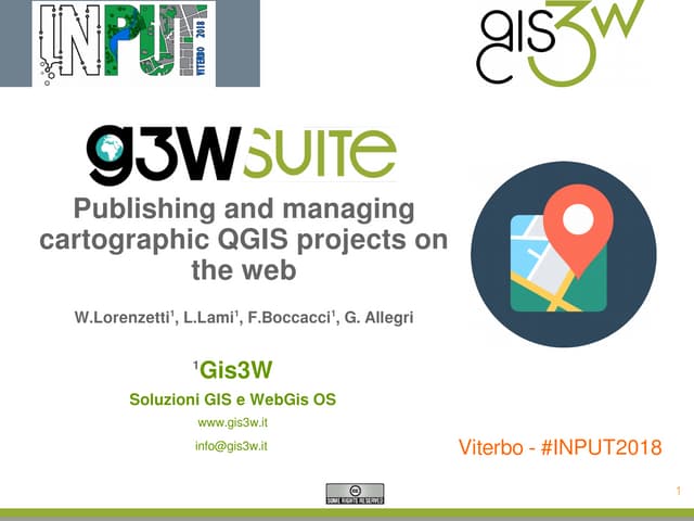 G3w Suite A New Os Framework To Publish Qgis Projects As Webgis