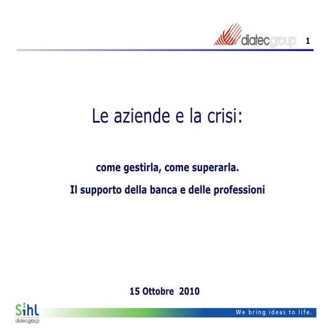 Presentazione Gruppo Diatec Ppt