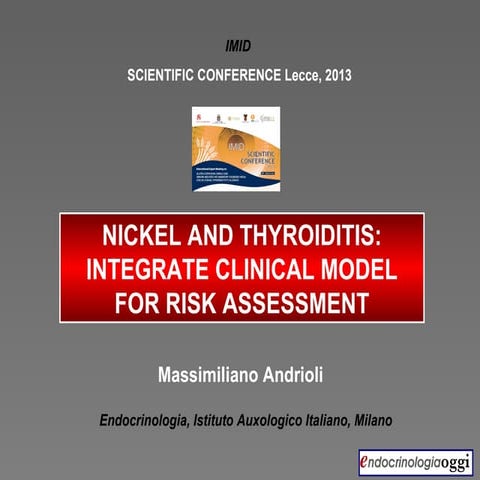 Presentazione imid 2013 | PPT