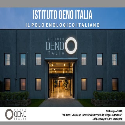 Presentazione dell'Istituto Oeno Italia - Il Polo enologico italiano | PPT