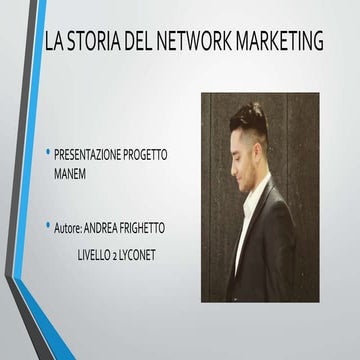 Network Marketing history | PPTX