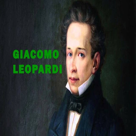 Presentazione di Giacomo Leopardi | ODP