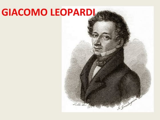 Giacomo Leopardi | PPT