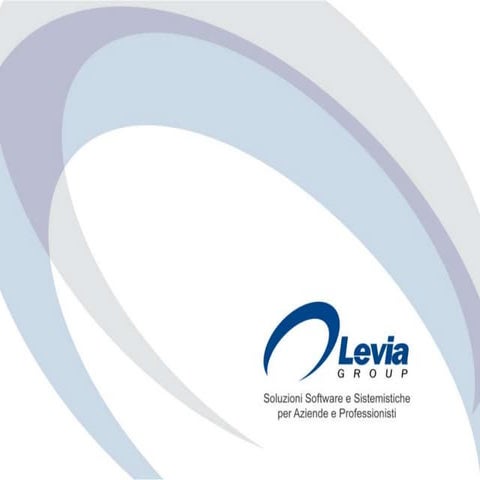 Presentazione levia group | PPSX | Business | Business and Finance