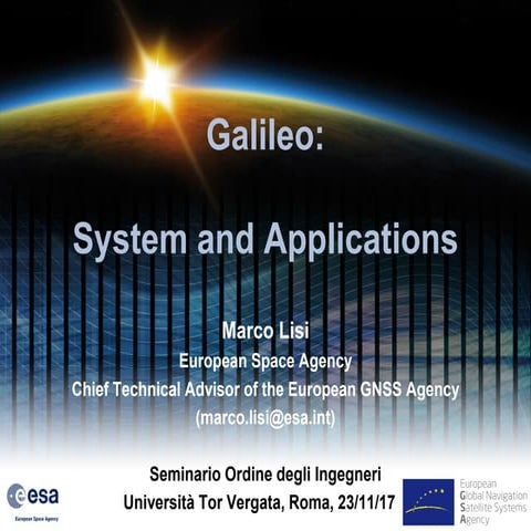 Galileo: System and Applications | PDF