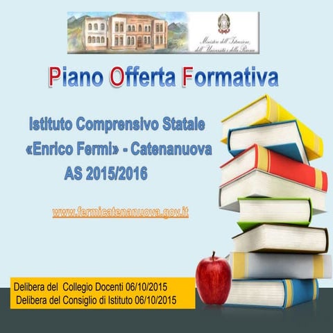 Piano Offerta Formativa 2015/2016 | PPTX