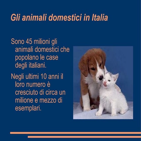 Animali domestici in Italia | PPT