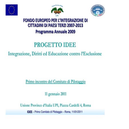 Presentazione progetto idee | PDF