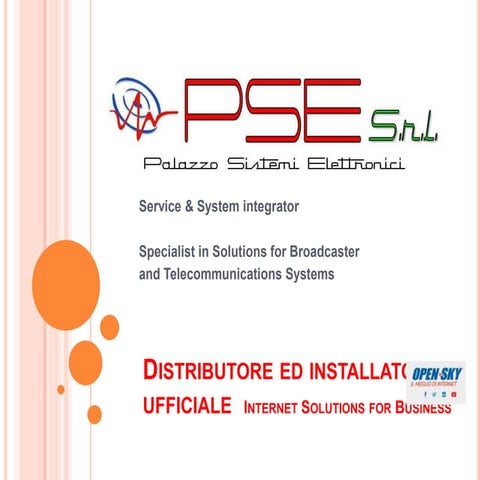 Presentazione pse srl foggia internet solution for business | PPT