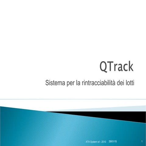 Presentazione QTrack | PPS