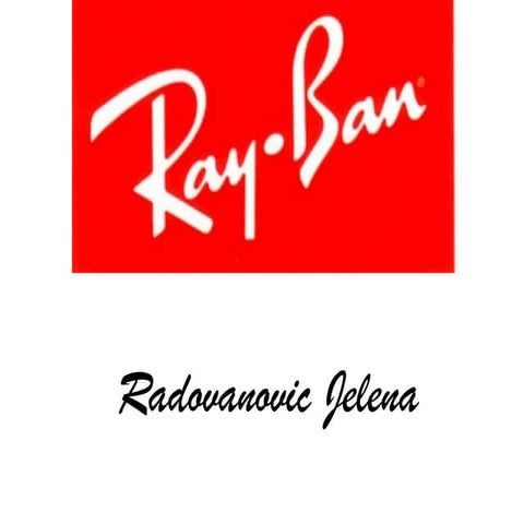 Presentazione Ray Ban | PPT