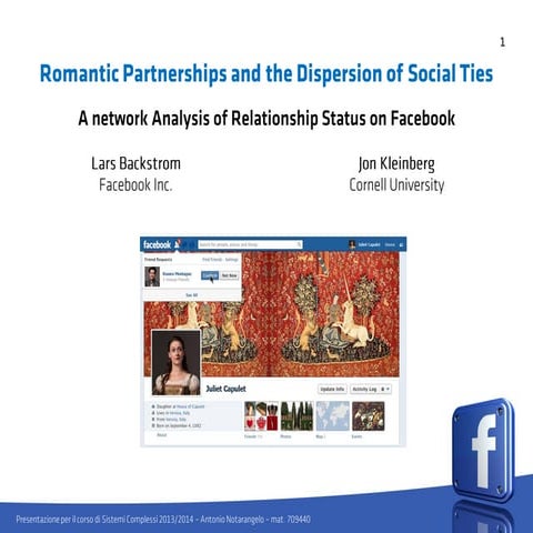 Romantic partnerships and the dispersion of social ties | PDF