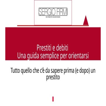 Presentazione Saper gestire i debiti.pptx