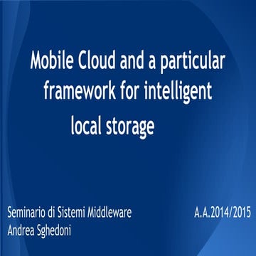 Mobile Cloud | PPT