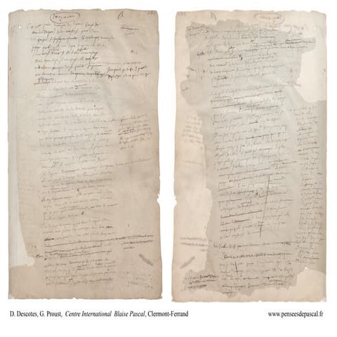 Presentazione standard1.pptx Pascal Manuscript on error et imagination | PPT