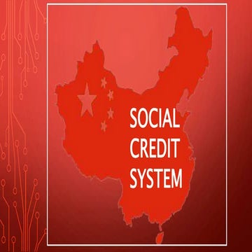social credit system cinese | PPTX