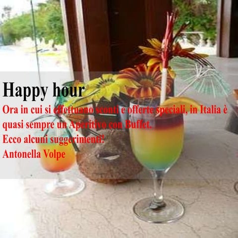 Presentazione happy hour | PPTX