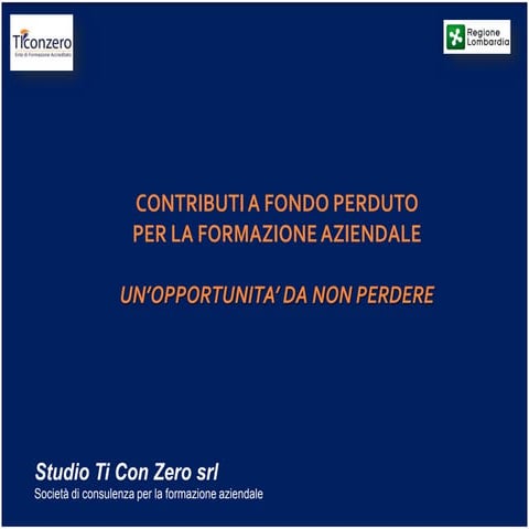 Presentazione Studio Ti Con Zero Srl | PPT