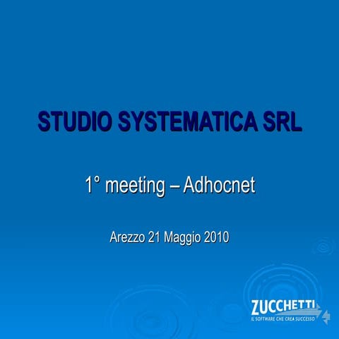 Presentazione systematica | PPT