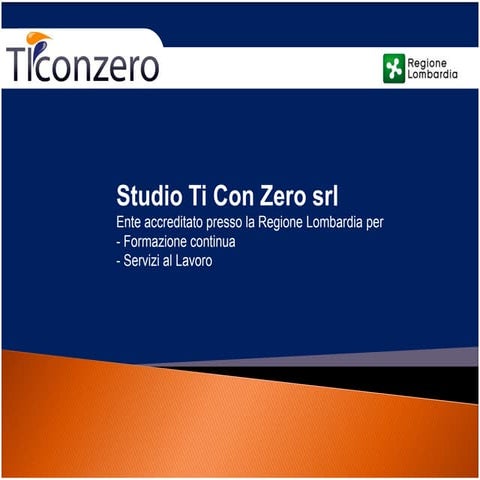 Presentazione Studio Ti Con Zero Srl | PPT