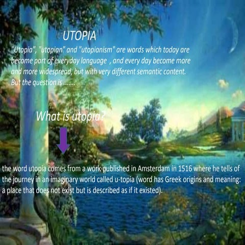 Utopia by IV G and Mrs. G.D. March 2012 | PPT
