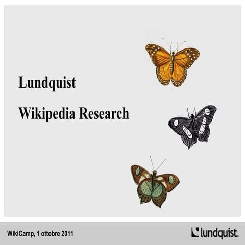 Lundquist Wikipedia Research Italy 2010-2011 | PDF