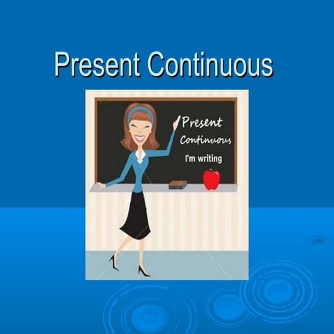 Present continous 6to | PPT