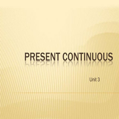 present-continuous-grammar- English lesson | PPTX
