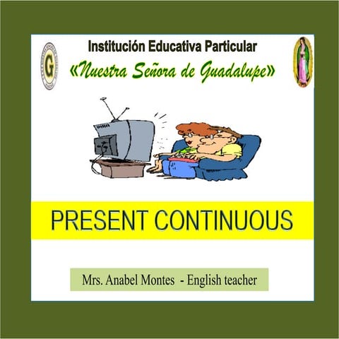 Present continuous | PPTX