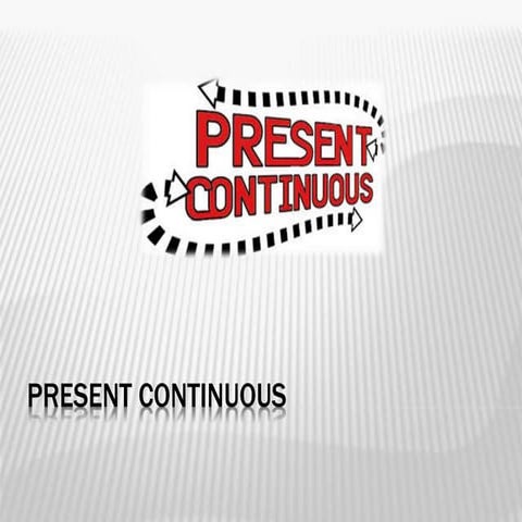 Present continuous | PPTX