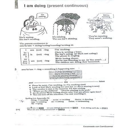 Present continuous | PDF