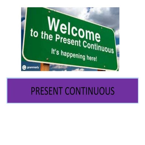 Present continuous 2 | PPT