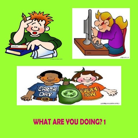 Present continuous3eso | PPT