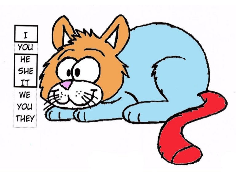 Present continuous (cat)