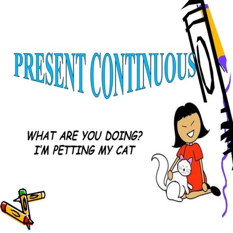 Present Continuous for kids | PPT