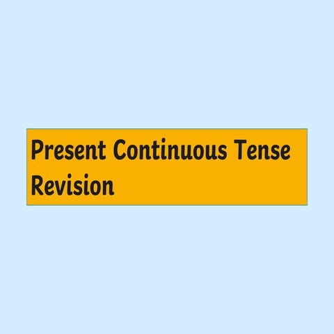 present continuous lesson, exercises and games | PPTX