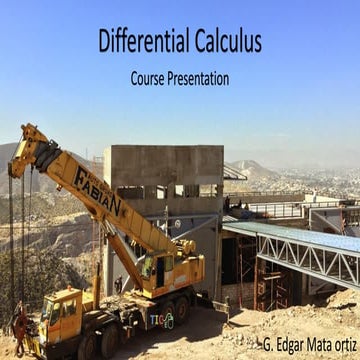 Present curso calc dif ma18 | PPT